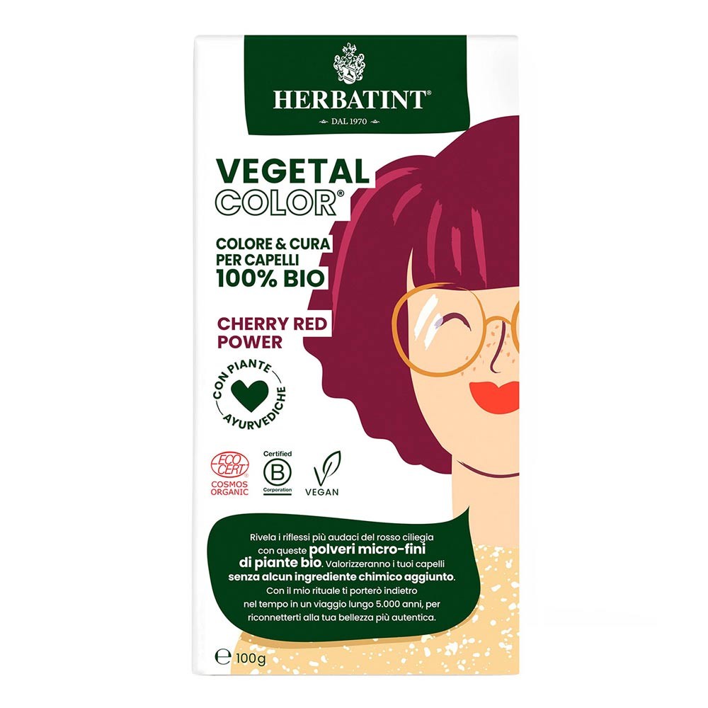 Cherry red power Vegetal Color - Herbatint